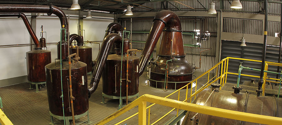 Diplomático, or the art of blending rums produced by stills and columns ...